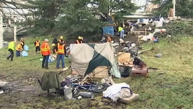 Police investigating death at Seattle's 'Jungle' homeless camp | KIRO-TV