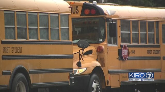Seattle school bus drivers go on one-day strike | KIRO-TV