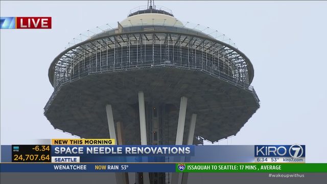 Seattle Space Needle renovation nears completion | KIRO-TV
